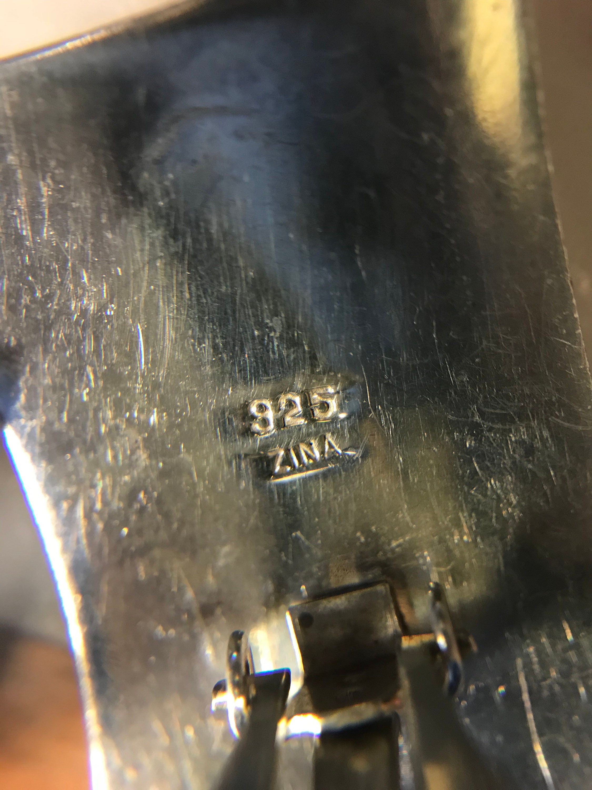 Vintage Designer Zina of Beverly Hills Sterling Silver Modernist Clip ...