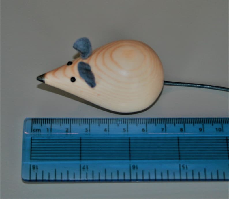 Cute Hand Turned Pine Wood Mouse - Etsy UK