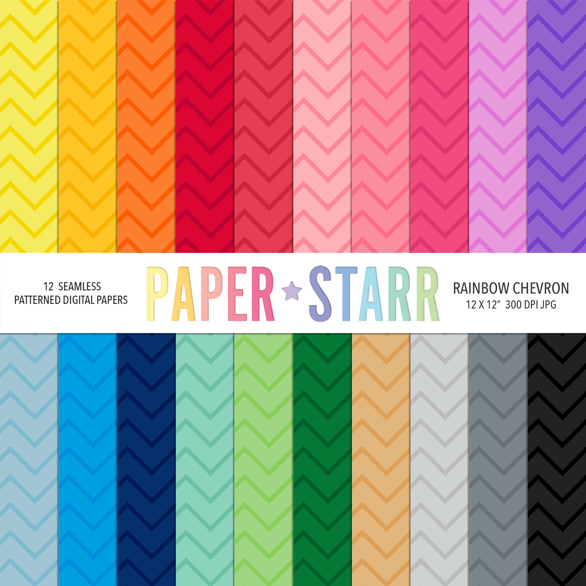 Rainbow Chevron Wallpaper