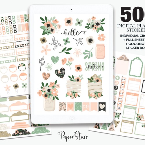 Planner Bookmark Planner Page Marker Journal Bookmark | Etsy