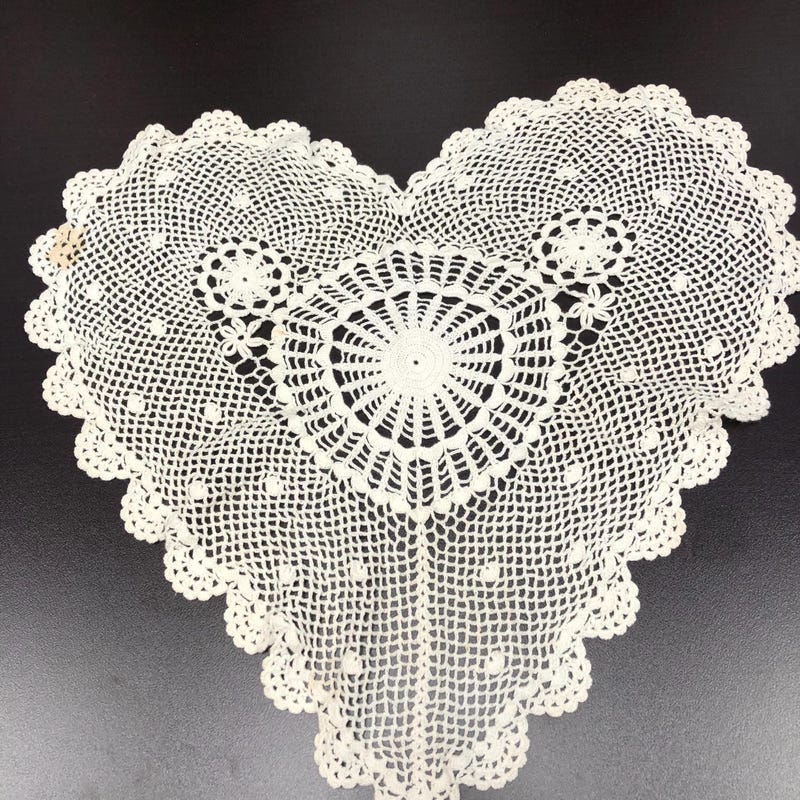Heart Shaped Doilies - Etsy