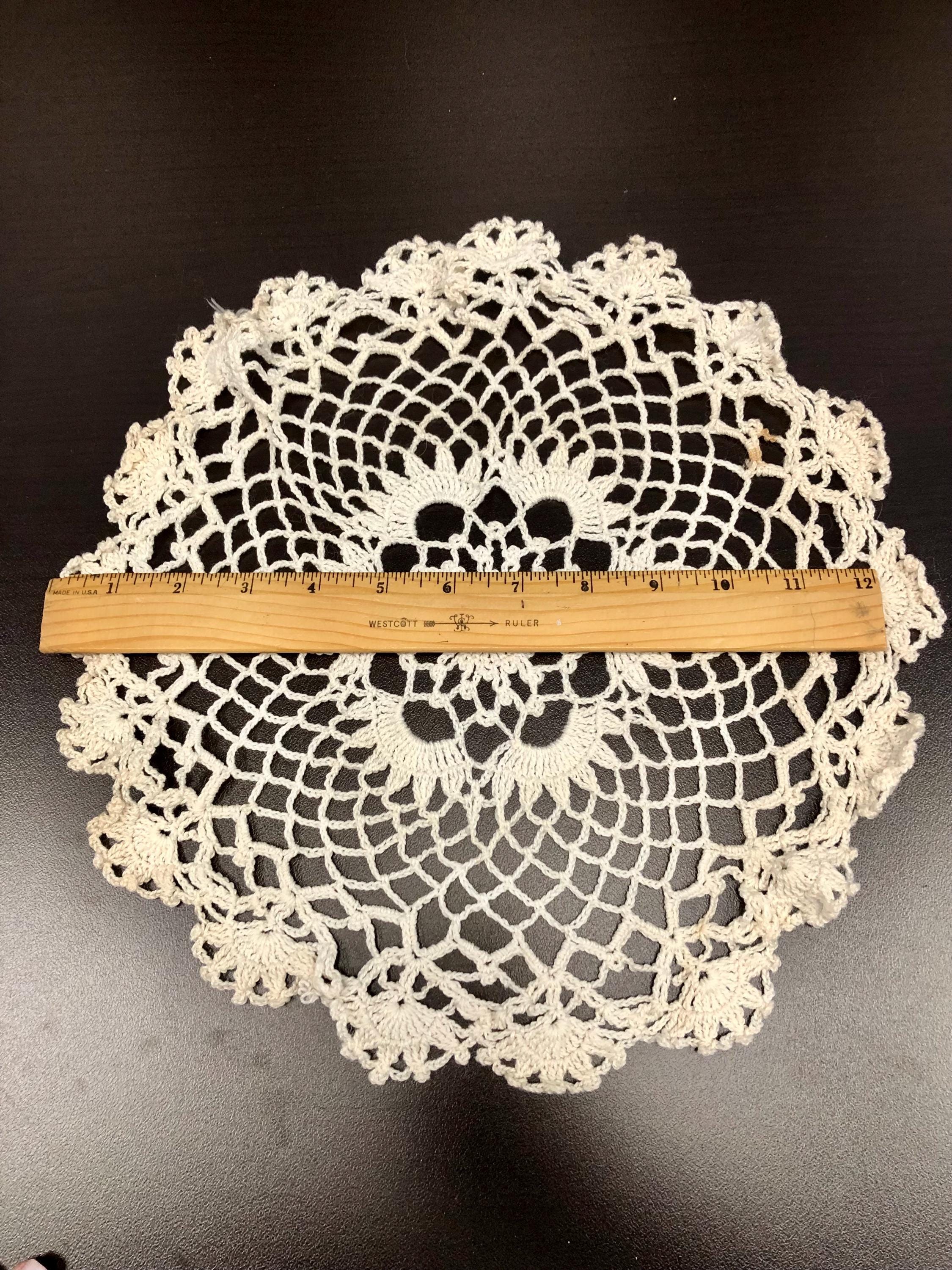 Vintage Round Doily, About 13” Diameter - Etsy