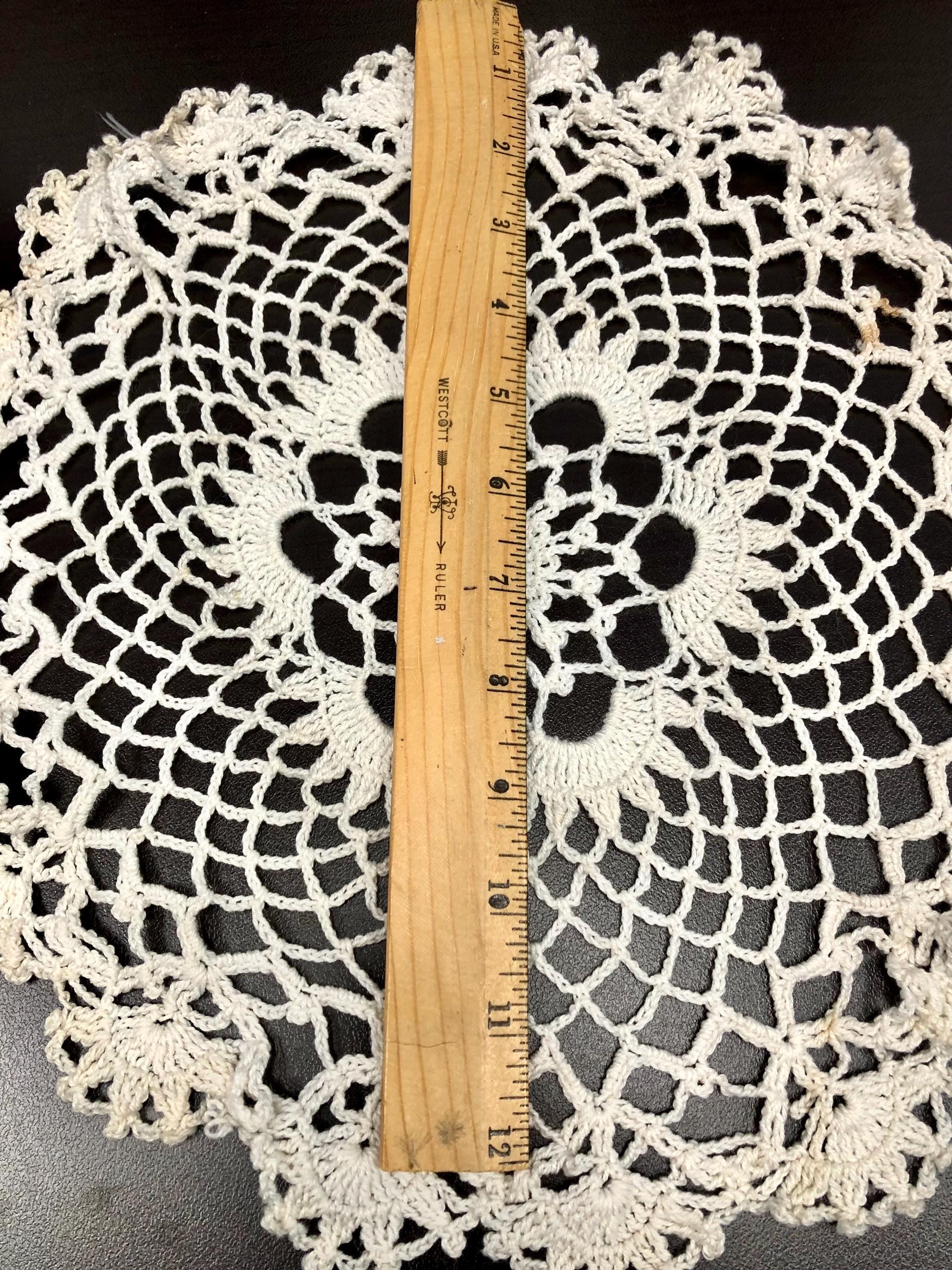 Vintage Round Doily, About 13” Diameter - Etsy