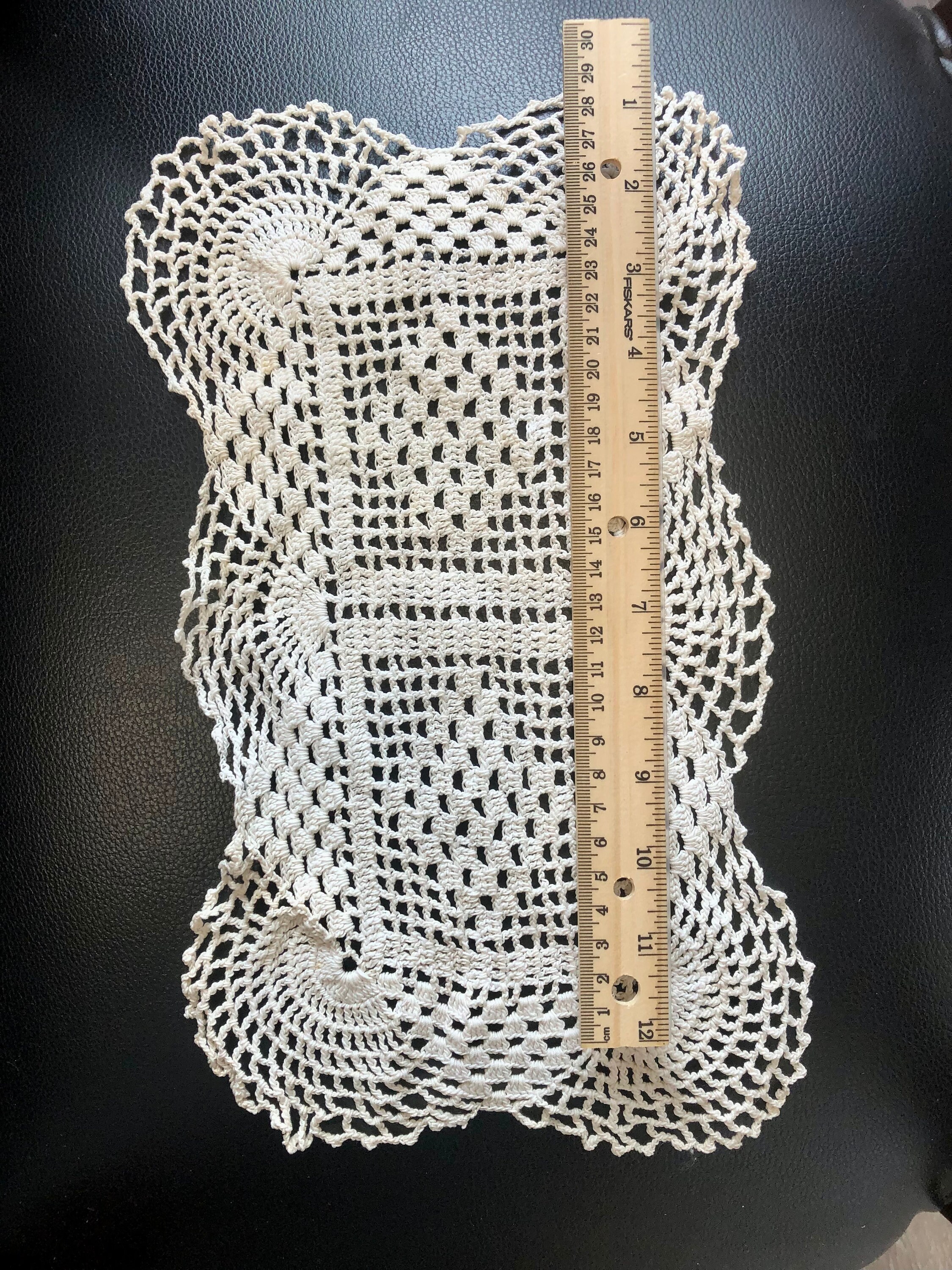 Vintage Rectangle Shape Doily - Etsy