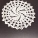 Vintage Round Pinwheel Style Crocheted Doily - Etsy