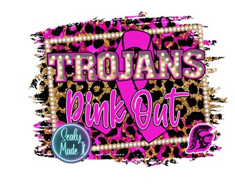 Trojans Pink Png - Etsy