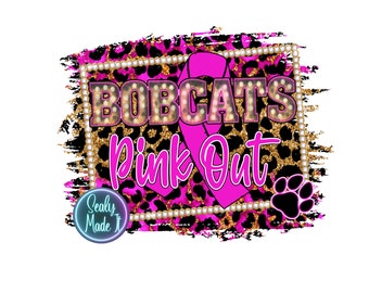 Pink Bobcats Png - Etsy