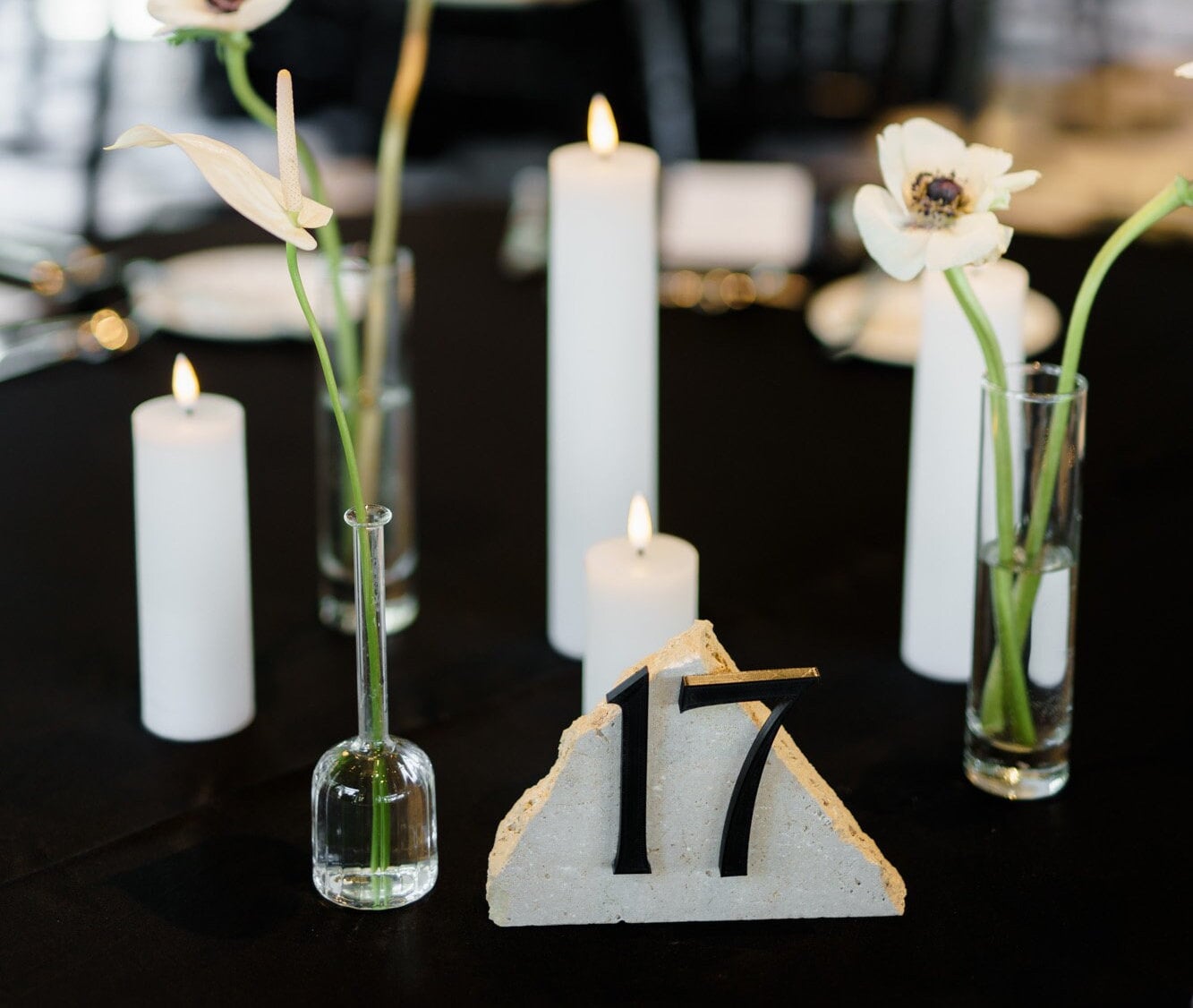 Serif 3D Printed Plastic Table Numbers - Etsy