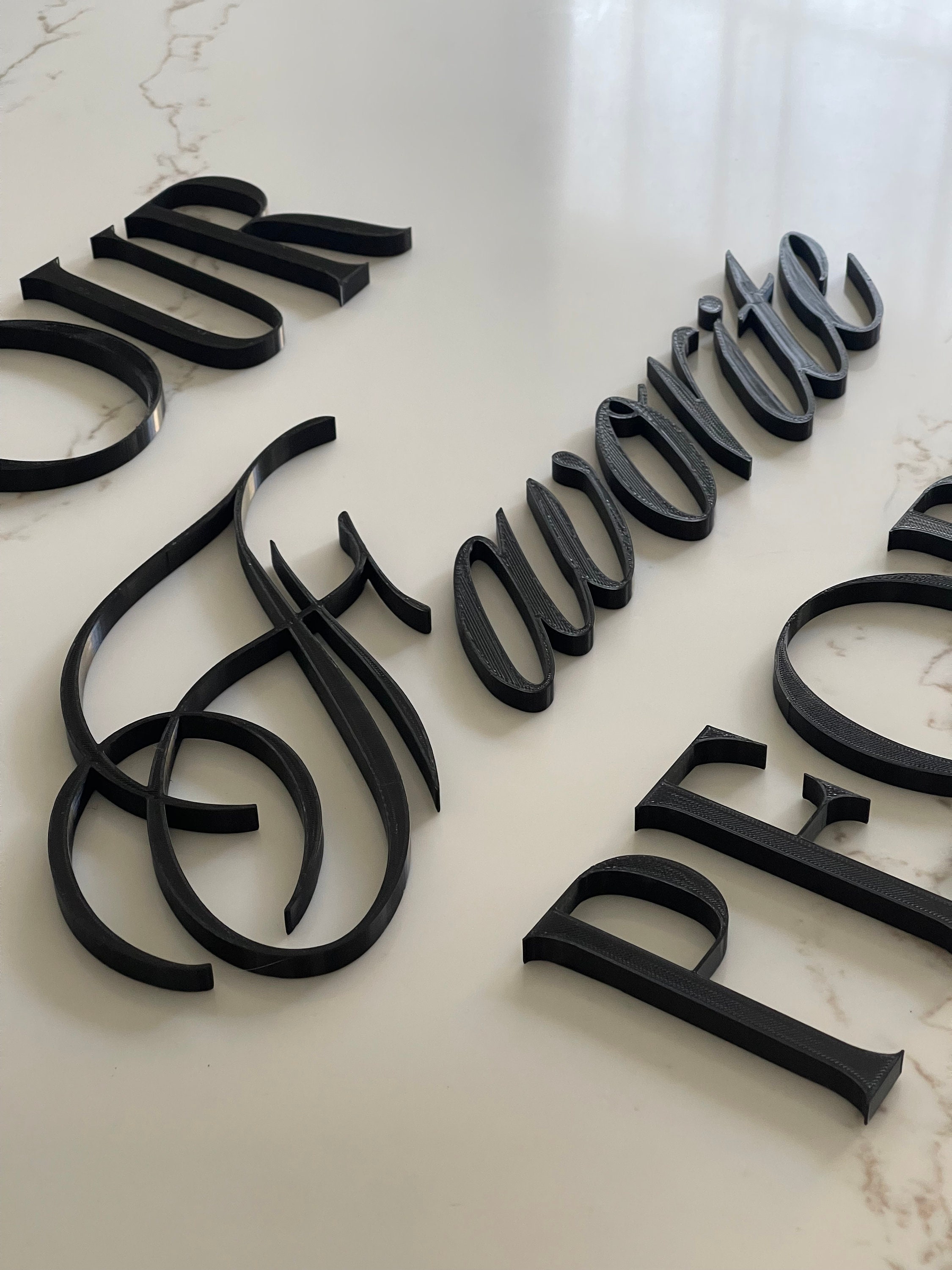 Letters for Sign "our Favorite People" - Etsy