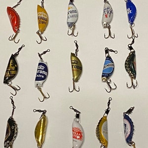 Beer Cap Fishing Lures - Etsy