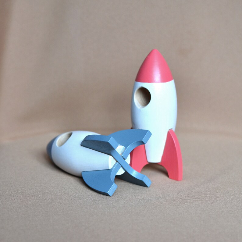 Wooden Rocket Wooden Toy | Etsy