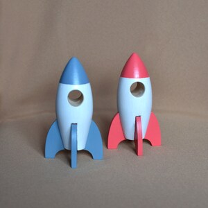 Wooden Rocket, Wooden Toy, - Etsy