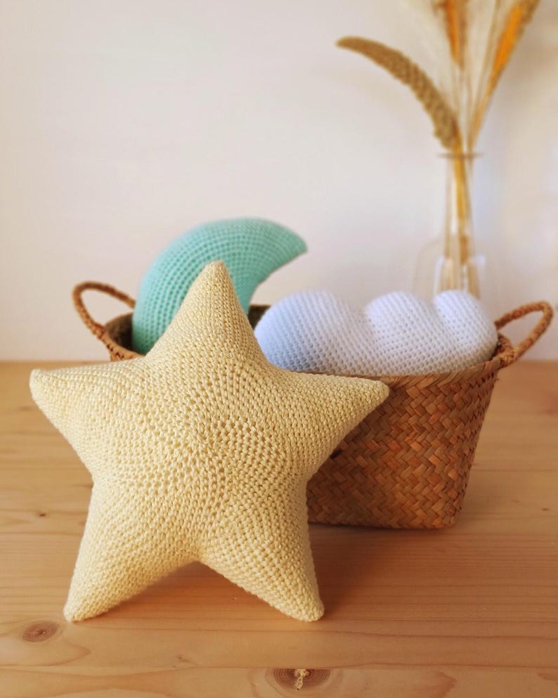 Cuscini Cotone Biologico Uncinetto Bambini, Guanciale Decorativo ...