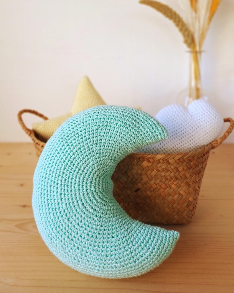 Cuscini Cotone Biologico Uncinetto Bambini, Guanciale Decorativo ...