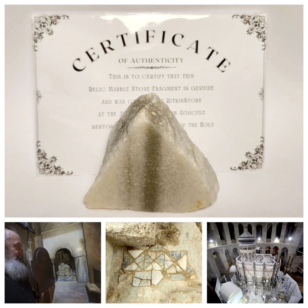 Relic Marble Stone Ancient Edicule Fragment Holy Sepulcher - Etsy