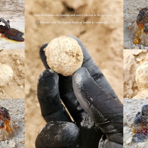 Authentic Brimstone Sulfur Ball • Chunk • Biblical Sodom & Gomorrah ...