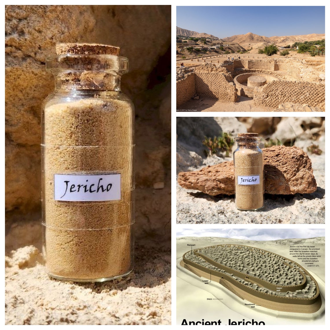 Ancient Jericho Sand the Oldest City on Earth Biblical Miracles Holy ...