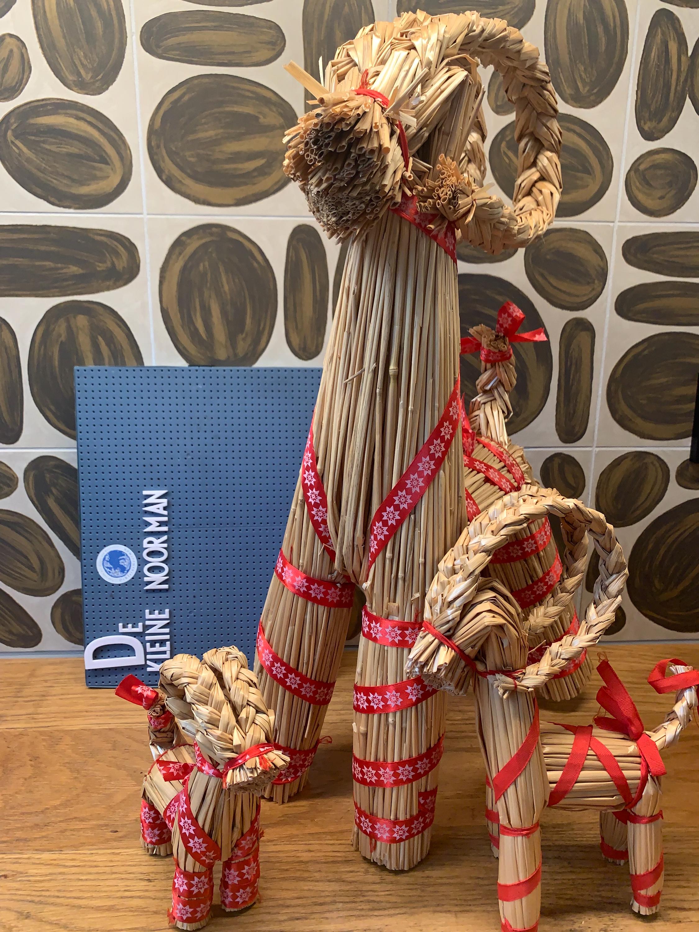 Swedish / Scandinavian Decoration Straw Goat Julbock Yule Goat Folk Art ...