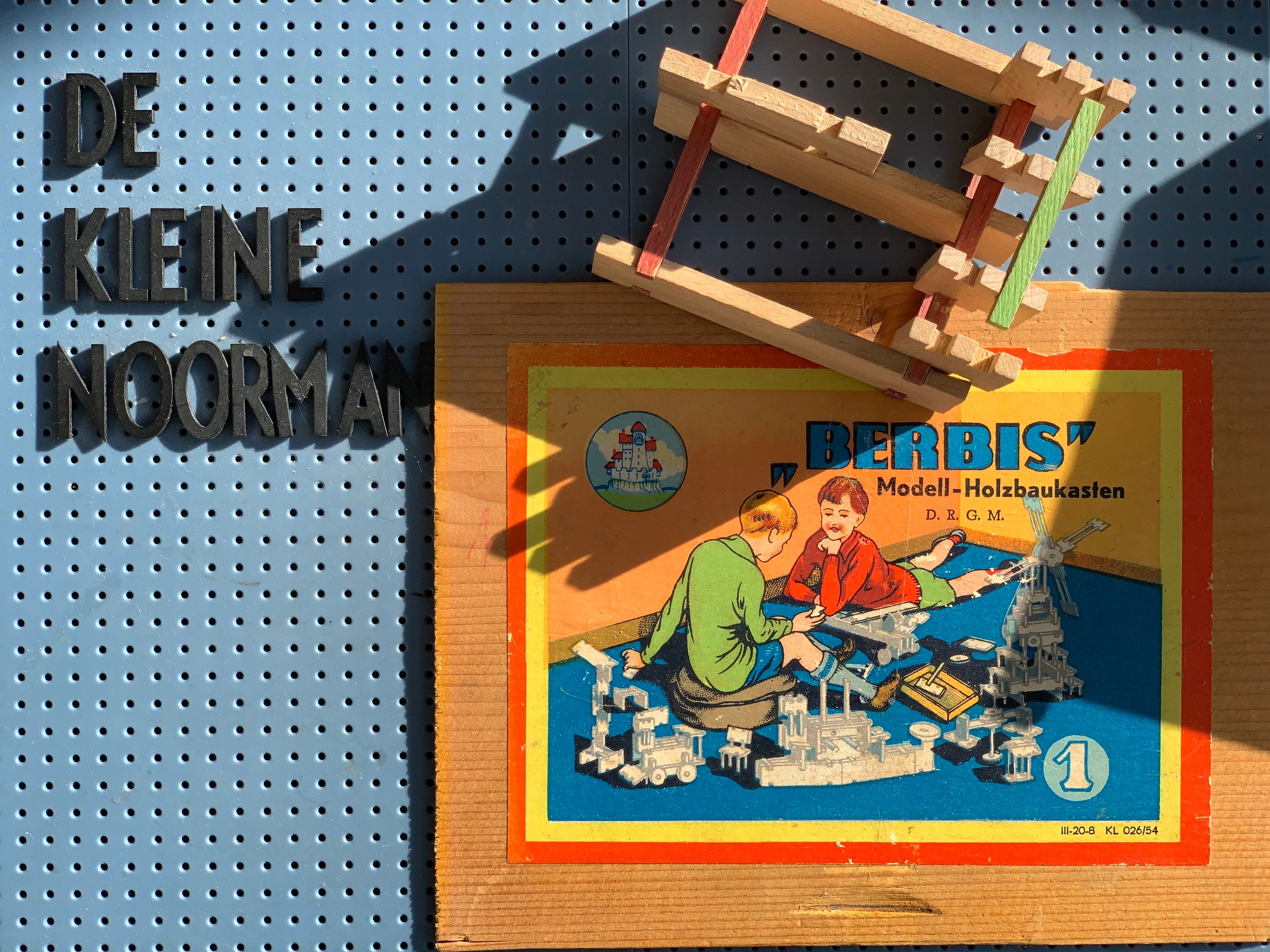Berbis Holzbaukasten Wooden Toys Made in Germany Building | Etsy