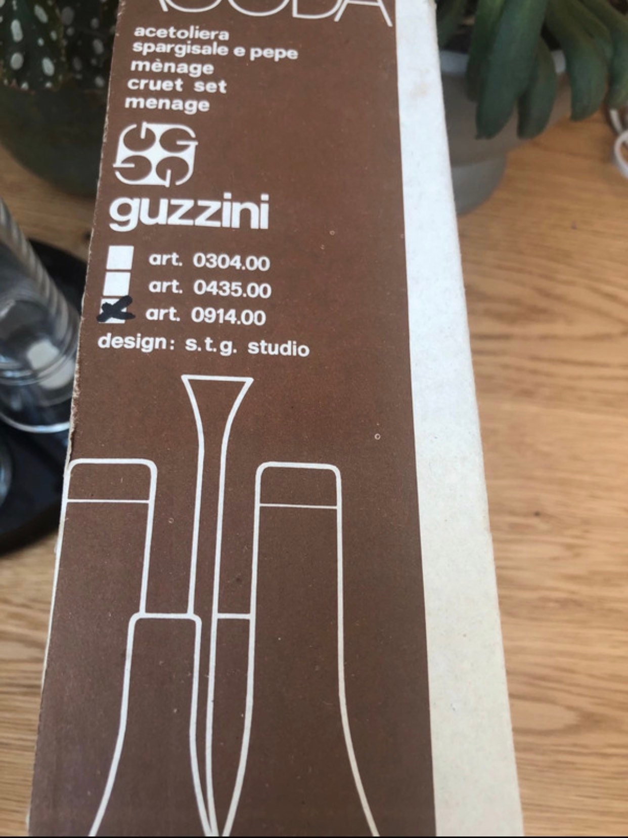 New Vintage Guzzini Set Made in Italy Spice Holder Oil - Etsy