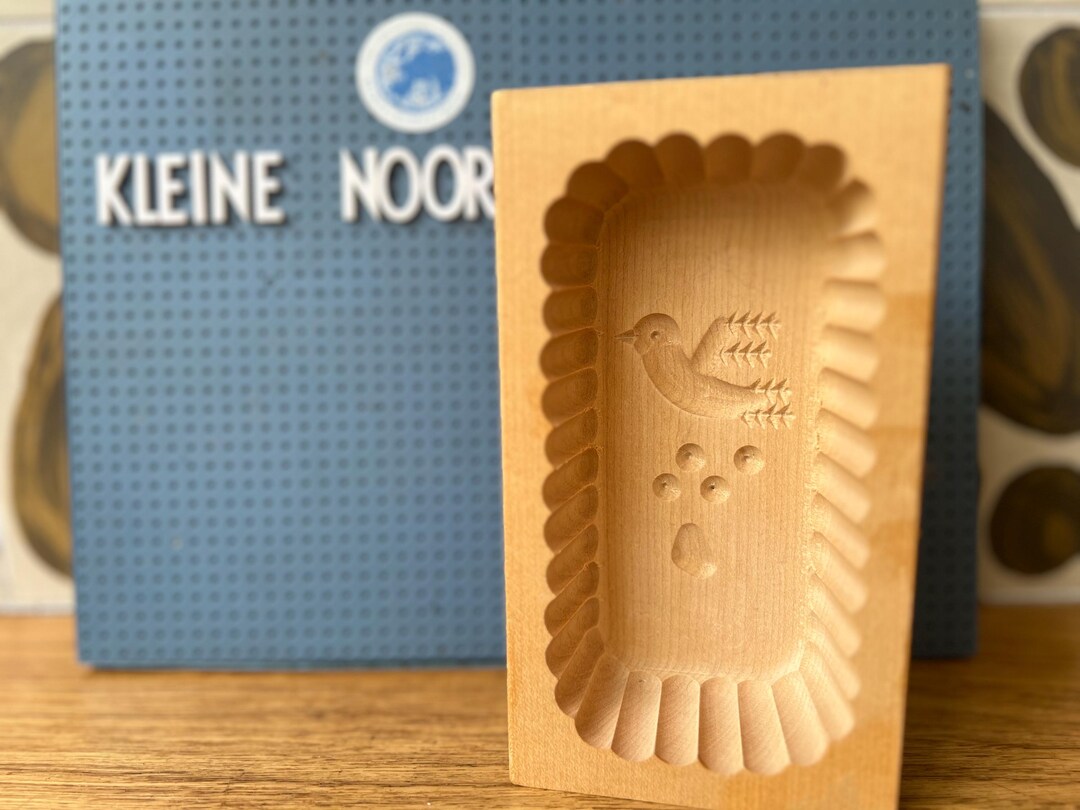 Beautiful Vintage Wooden Butter Mold - Easter Decoration - Bird - Boter ...