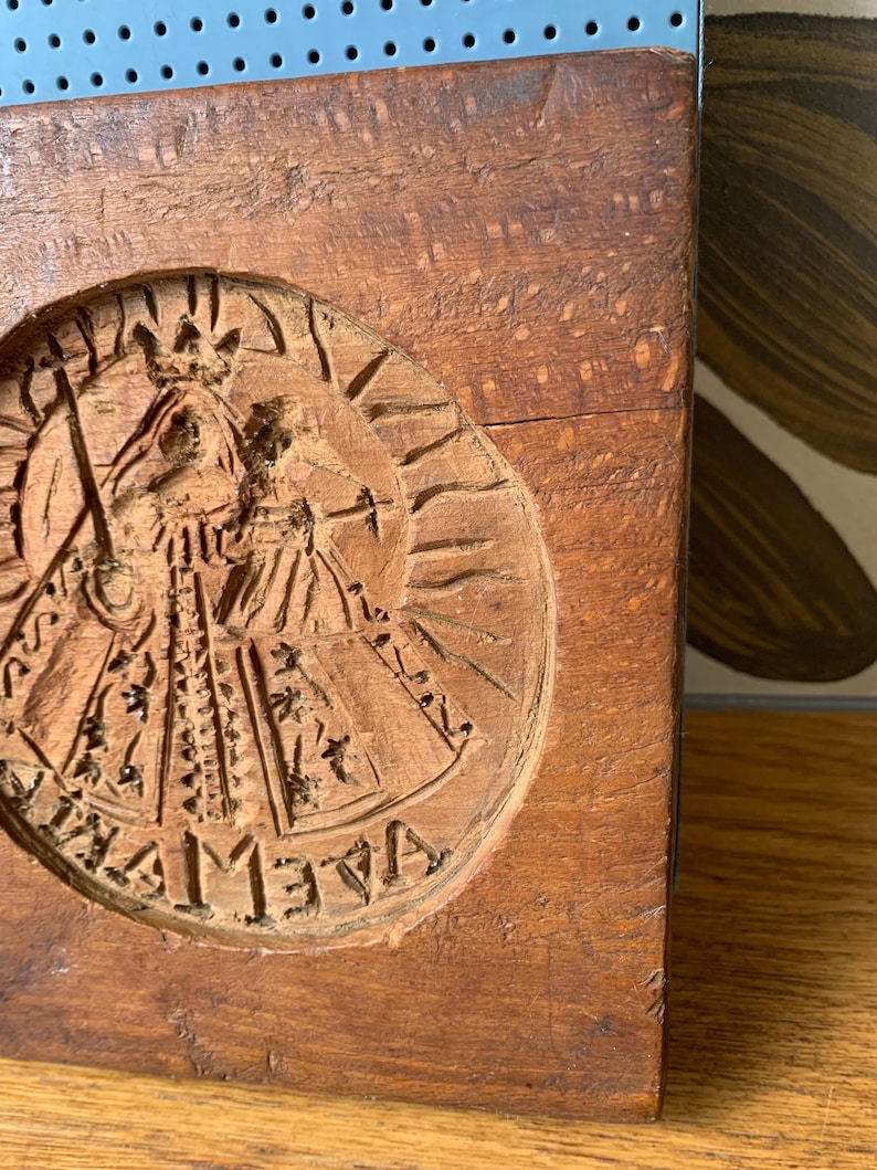 Rare Antique - Dutch Wooden Forms Folk Art Speculaas Cookie Mold Vorm ...
