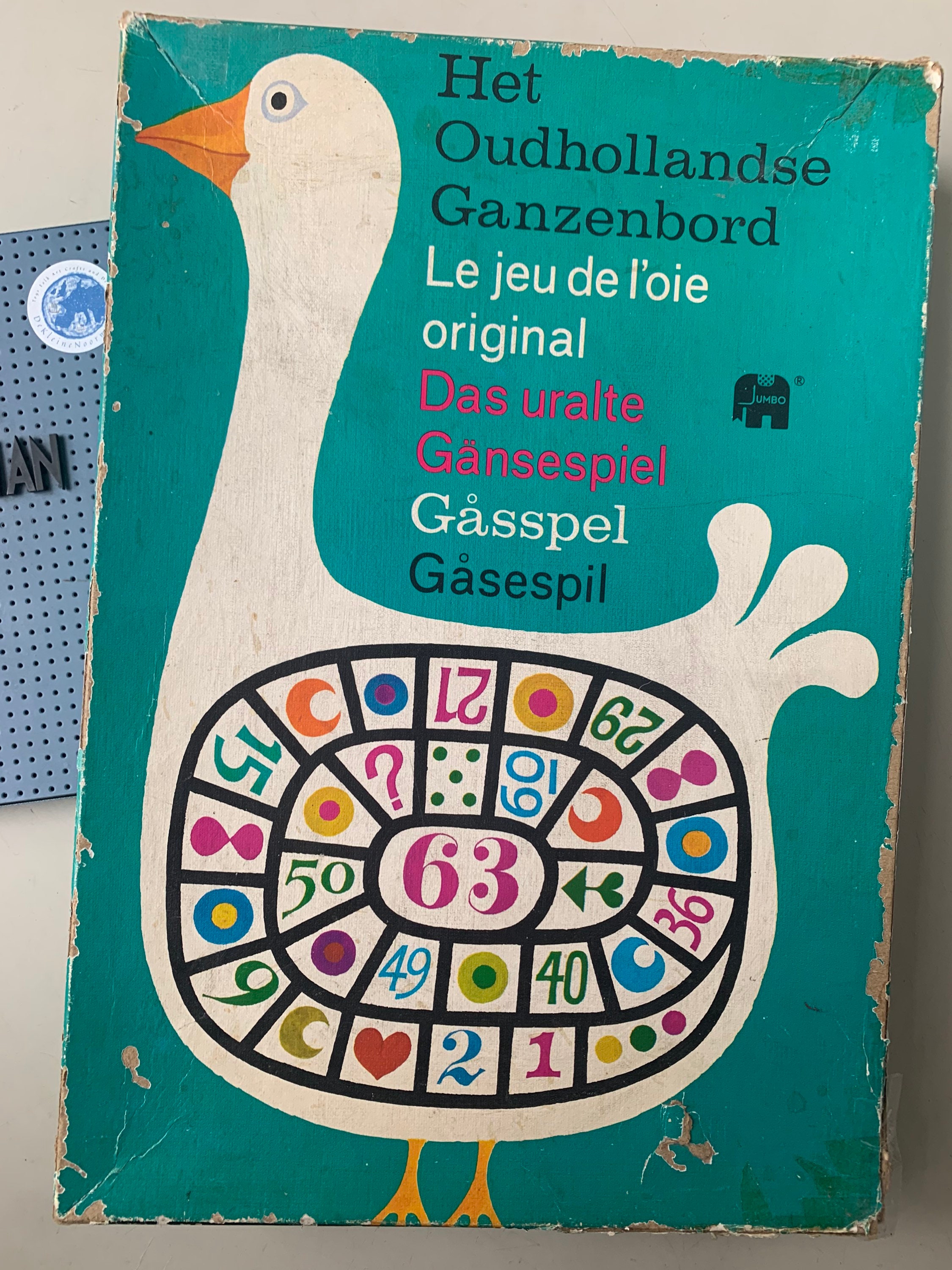 Vintage Jumbo Dice Game Board Game Ganzenbord Nr - Etsy