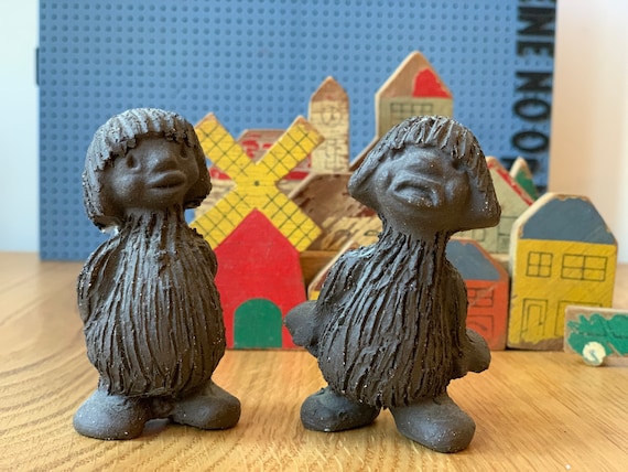 Lisa Larson Ramsing Pottery Troll Figurines 1960s Denmark | Etsy