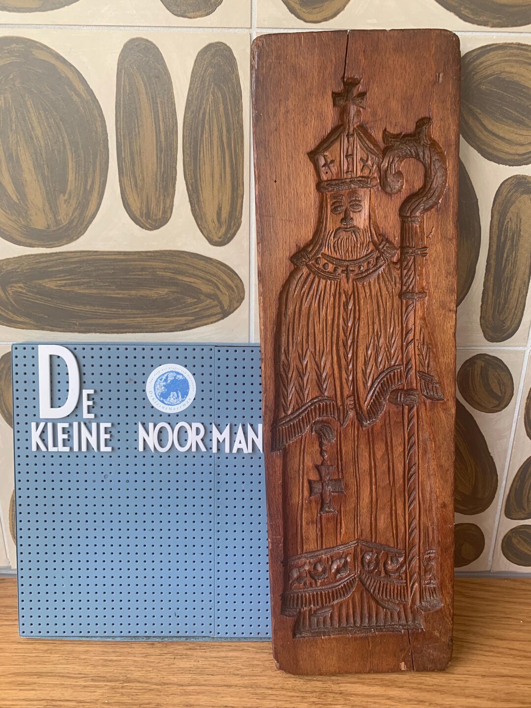 Rare Sinterklaas - Sint-nicolaas / Vintage Wooden Speculoos Speculaas ...