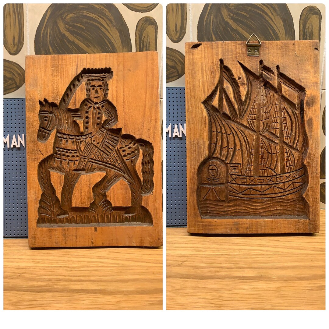 Double Sided / Knight / Speculoos Speculaas Cookie Mold ...