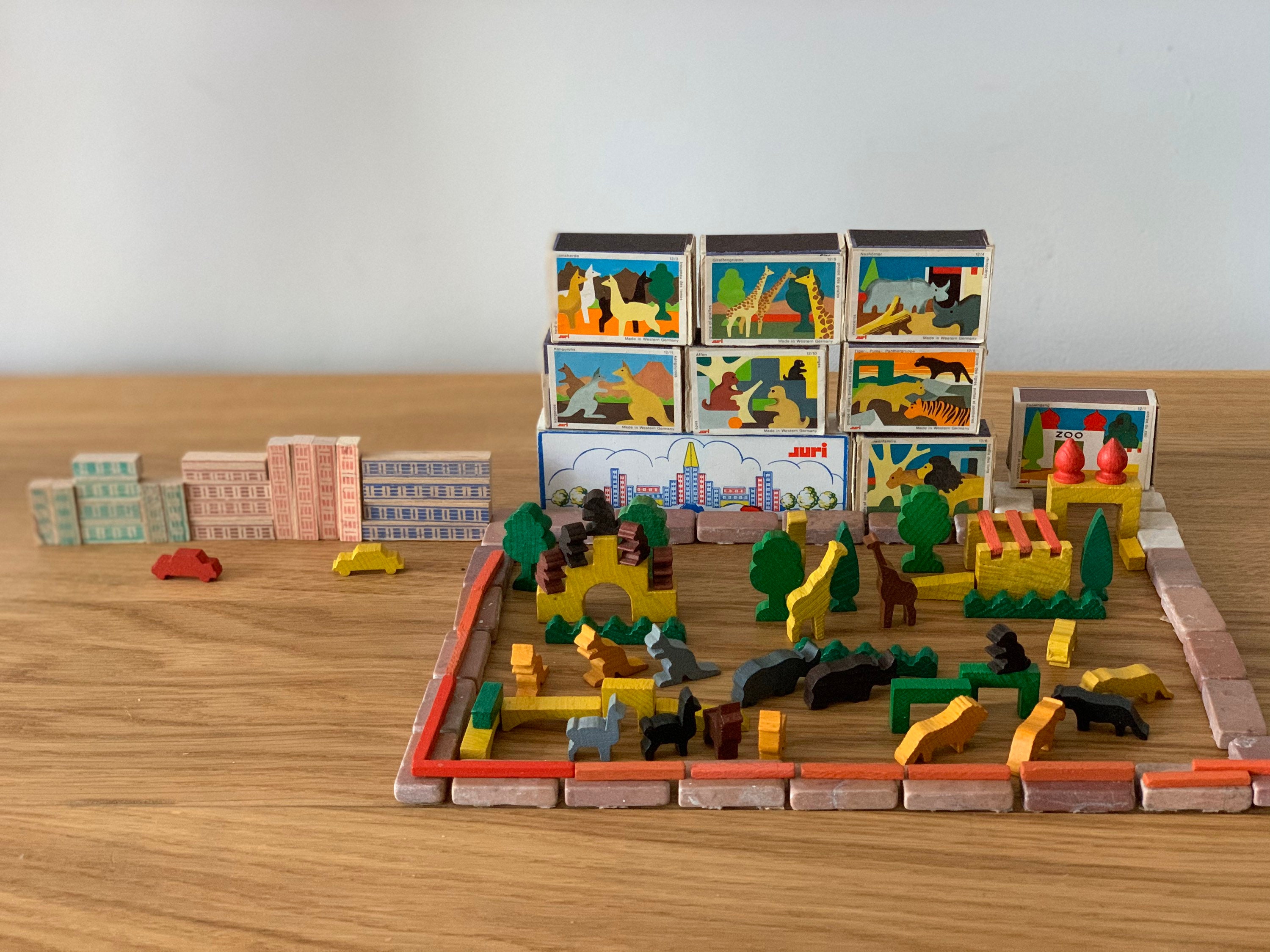 Juri Matchbox Baukasten 8 Zoo 1 City Miniature Sets Made - Etsy