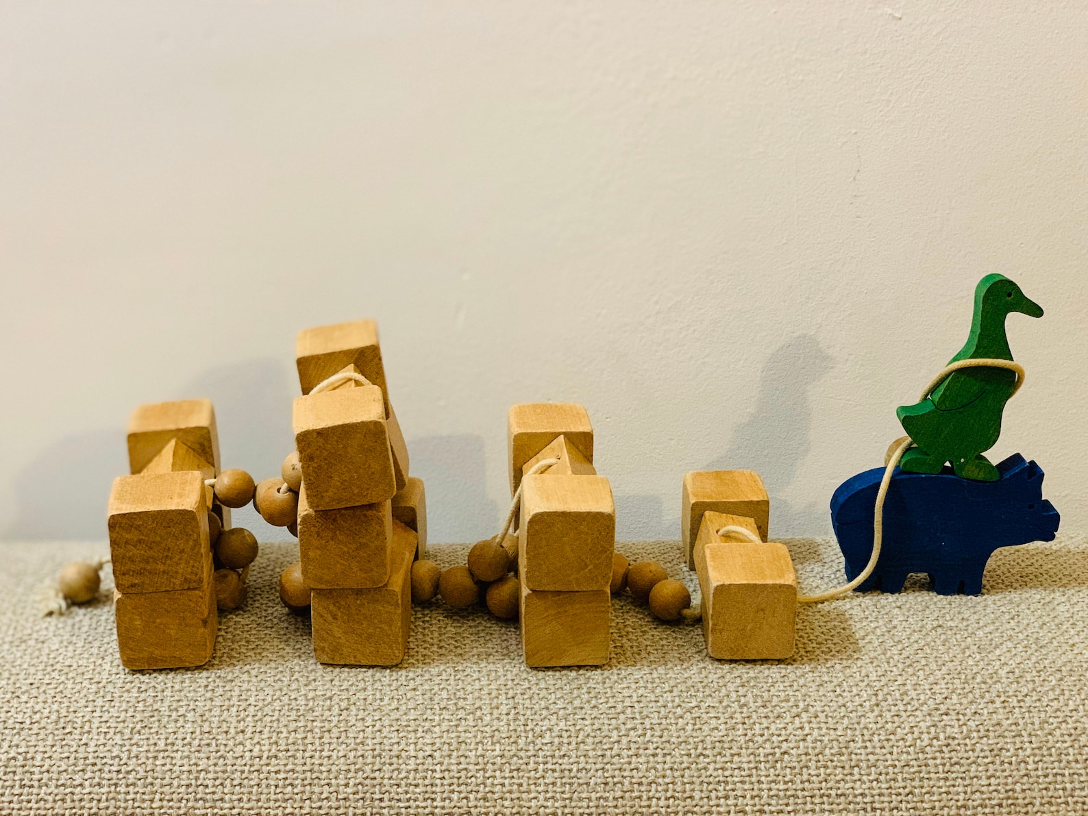 Vintage Wooden String Toy by Jukka Finland | Etsy