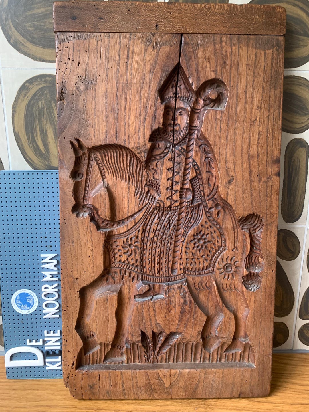 Rare Sinterklaas - Sint-nicolaas / Vintage Wooden Speculoos Speculaas ...