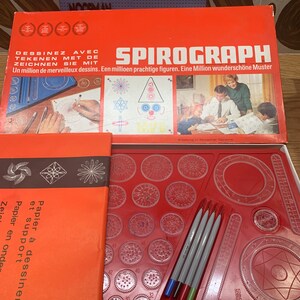 Vintage Spirograph / Meccano Uit 1967 Grote Uitvoering Geproduceerd Door Meccano in Frankrijk ...