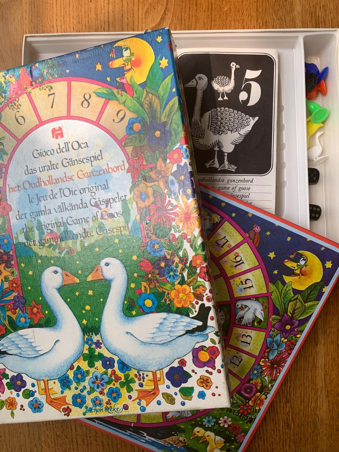 Vintage - Jumbo - Dice Game - Board Game - Ganzenbord Nr.313 - Made in ...