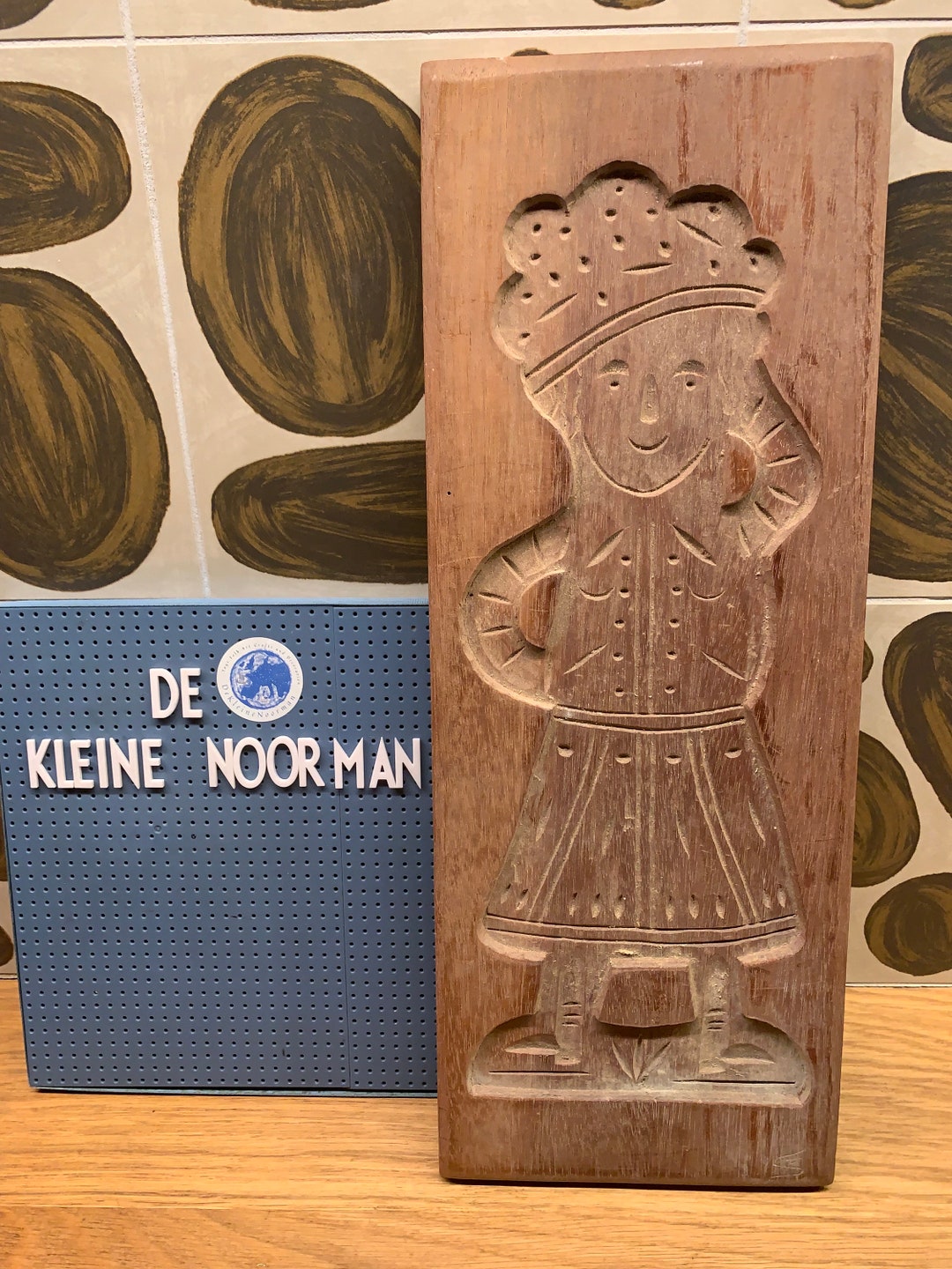 Vintage- Sinterklaas Wooden Speculoos Speculaas Cookie Mold ...