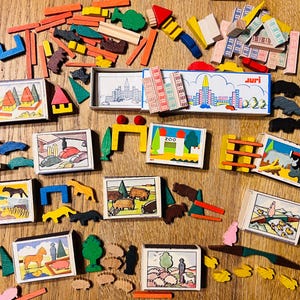 Juri Matchbox Baukasten 8 Zoo + 1 City Miniature Sets - Made in Western ...