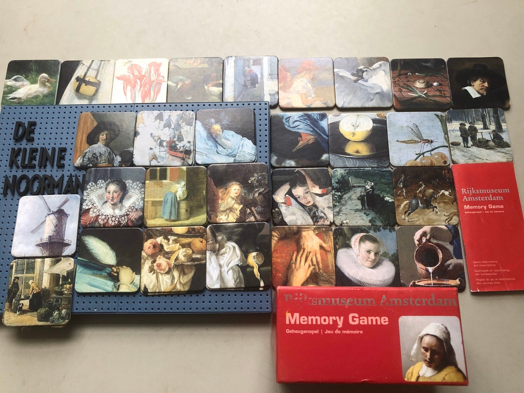 Rijksmuseum Amsterdam Memoryspel Compleet - Etsy