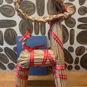 Swedish / Scandinavian Decoration Straw Goat Julbock Yule Goat Folk Art ...