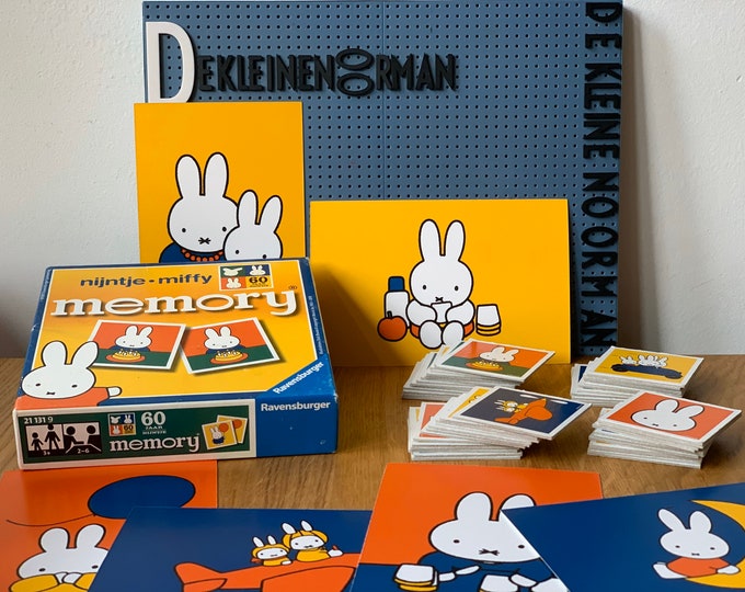 Nijntje Miffy Memory Game - Dick Bruna - 60 Years - Ravensburger 21 131 ...