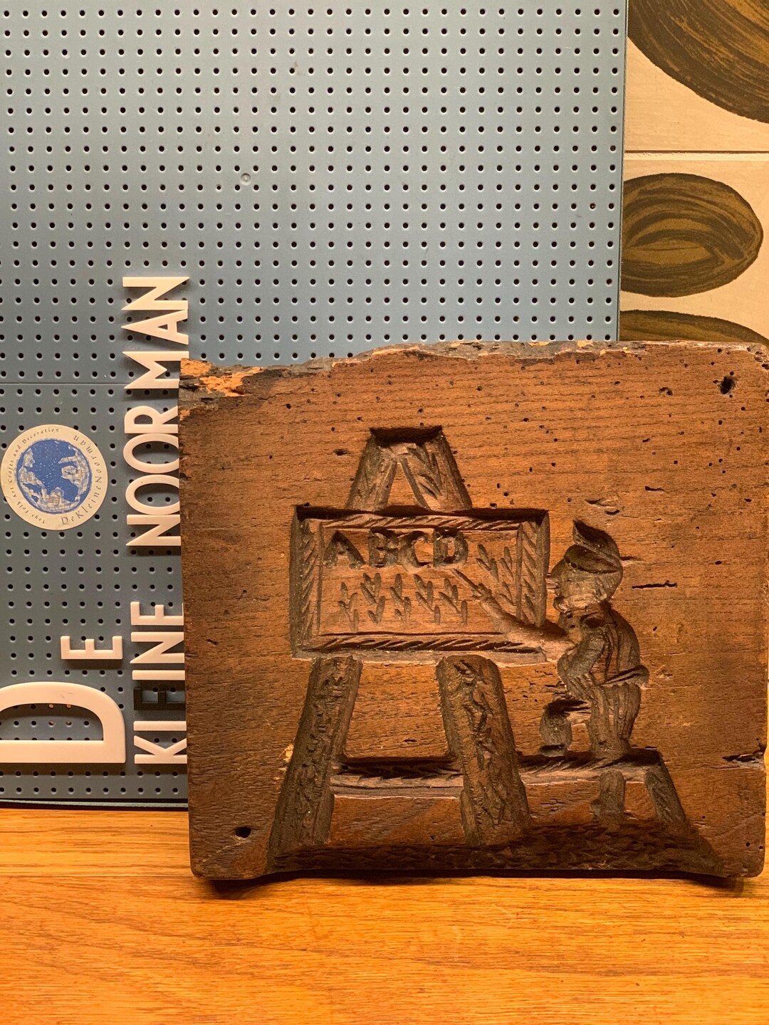 Rare Antique - Dutch Wooden Forms Folk Art Speculaas Cookie Mold Vorm ...