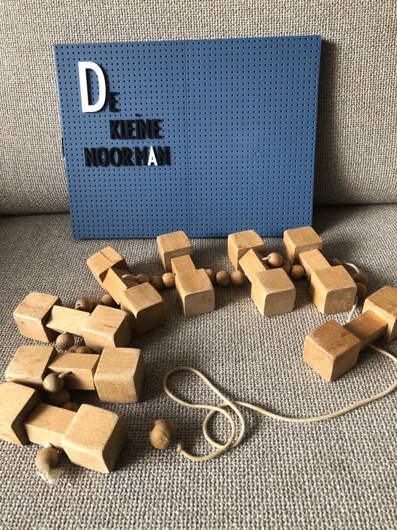 Vintage Wooden String Toy by Jukka Finland | Etsy