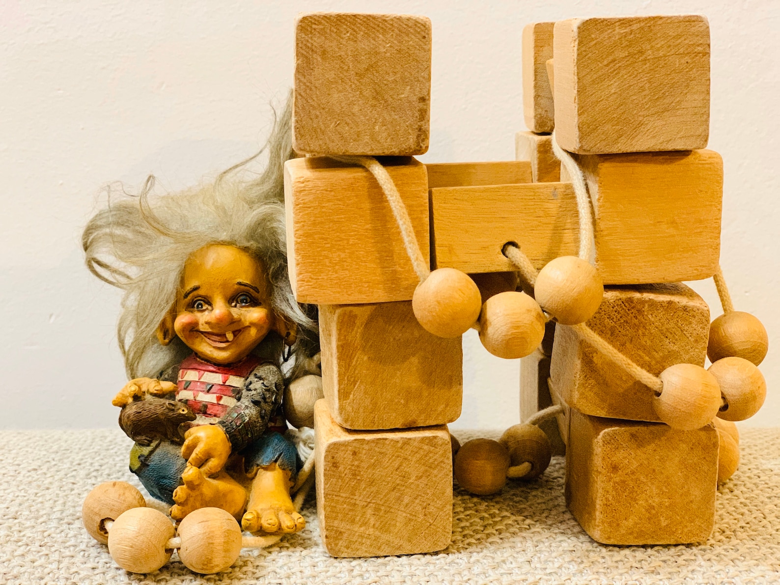 Vintage Wooden String Toy by Jukka Finland | Etsy