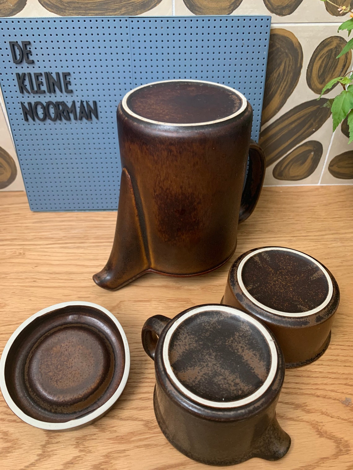Vintage Arabia Finland Ruska Espresso Set - Etsy