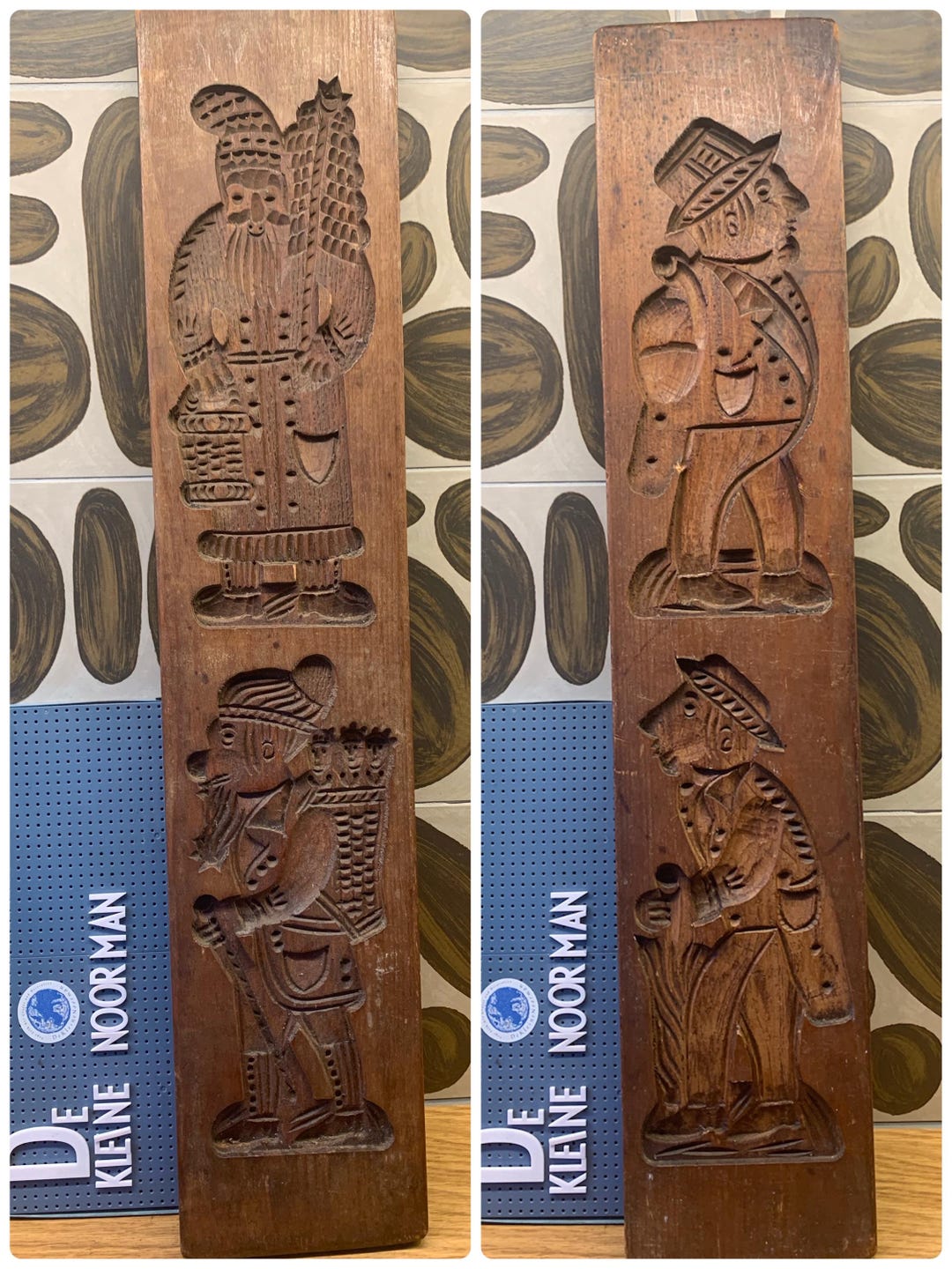 Vintage Double Sided Rare Sinterklaas Speculaas Cookie Mold ...