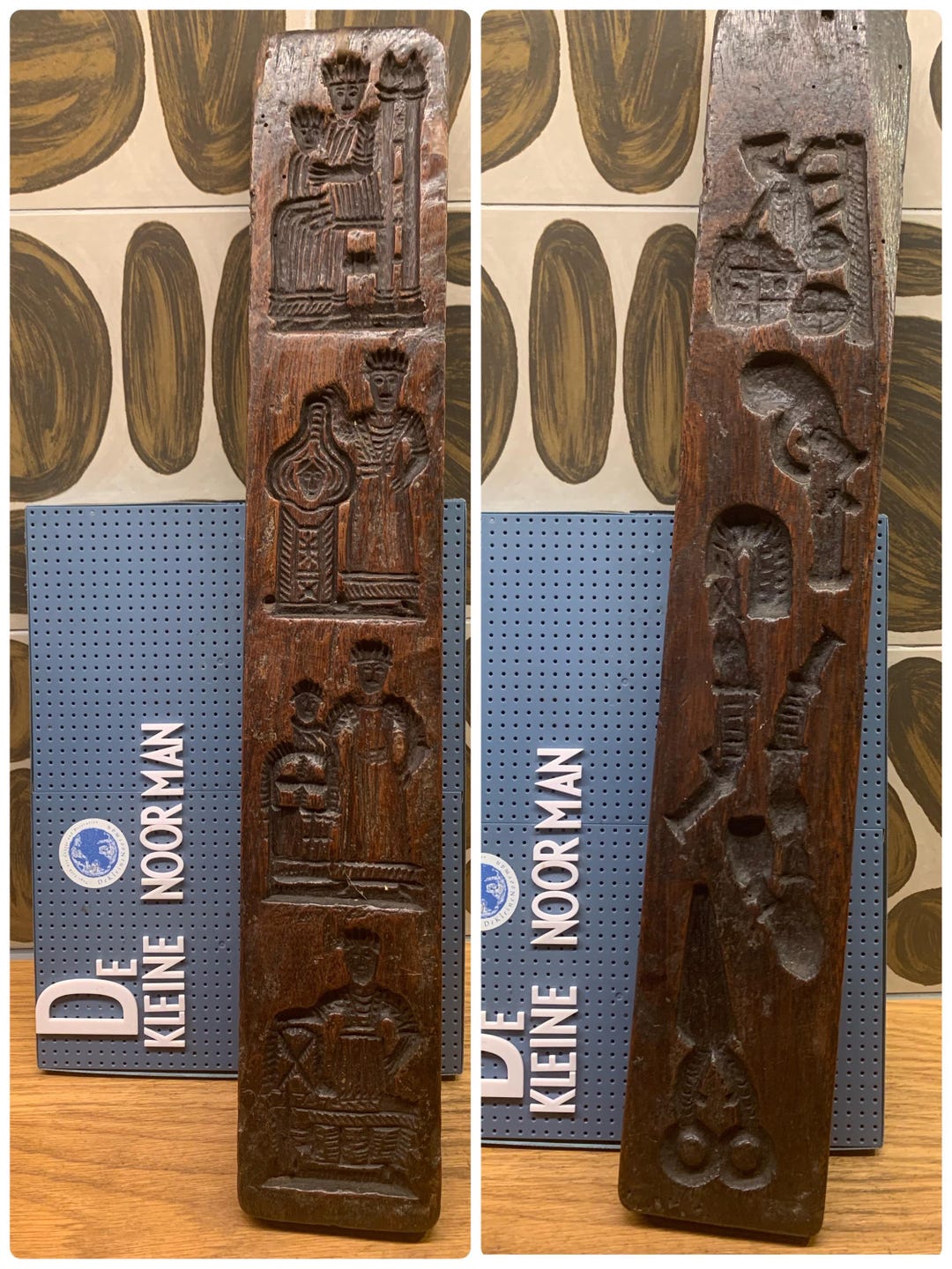 Antique Double Sided Rare Wooden Speculoos Speculaas Cookie Mold ...