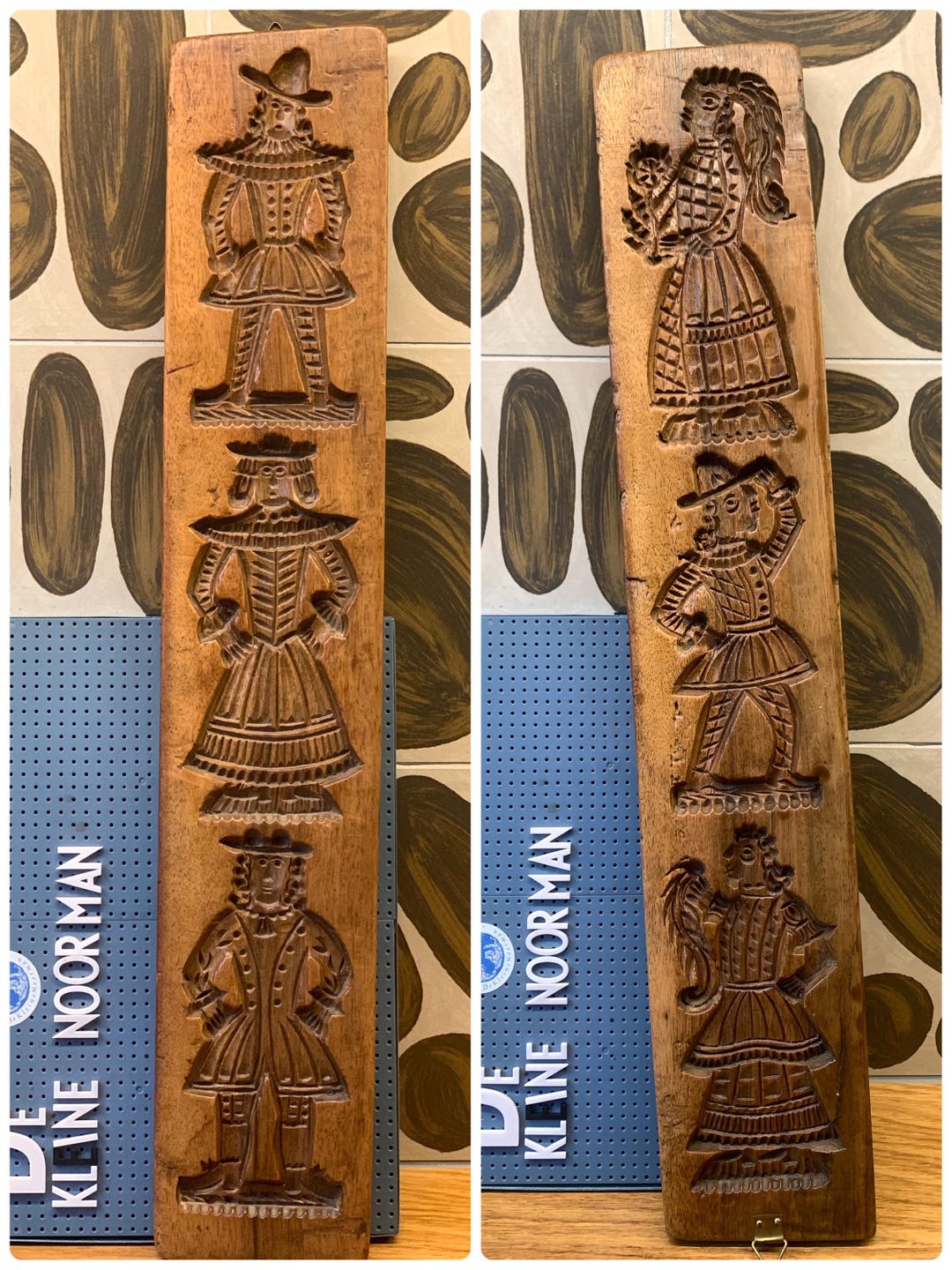 Vintage Dutch Wooden Speculoos Cookie Mould - Speculaasplank - Dutch ...