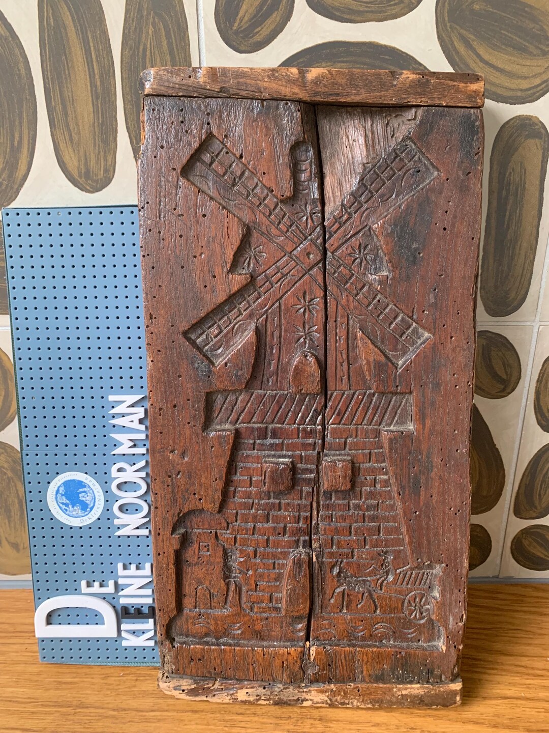 Rare Antique / Stagecoach /windmill / Speculoos Speculaas Cookie Mold ...