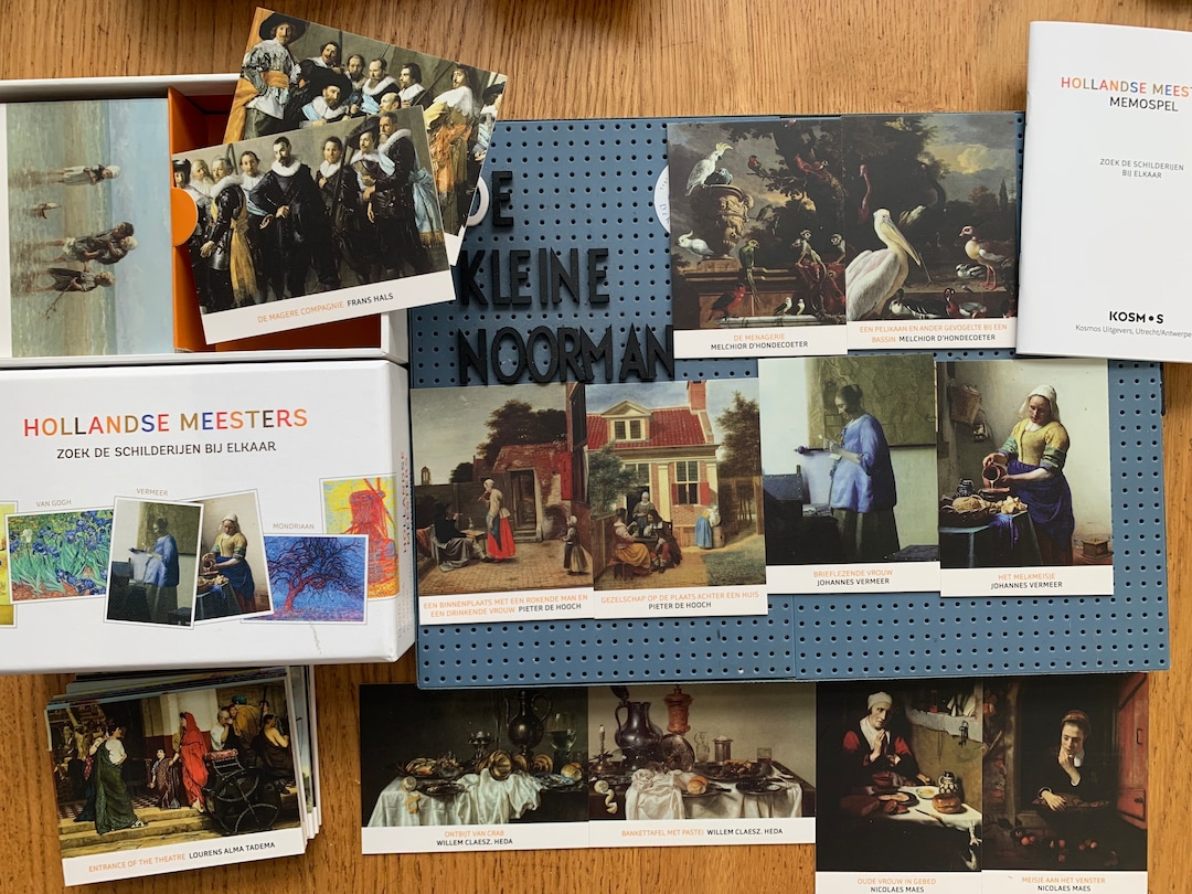 Hollandse Meesters Memospel Memory Game Complete - Etsy