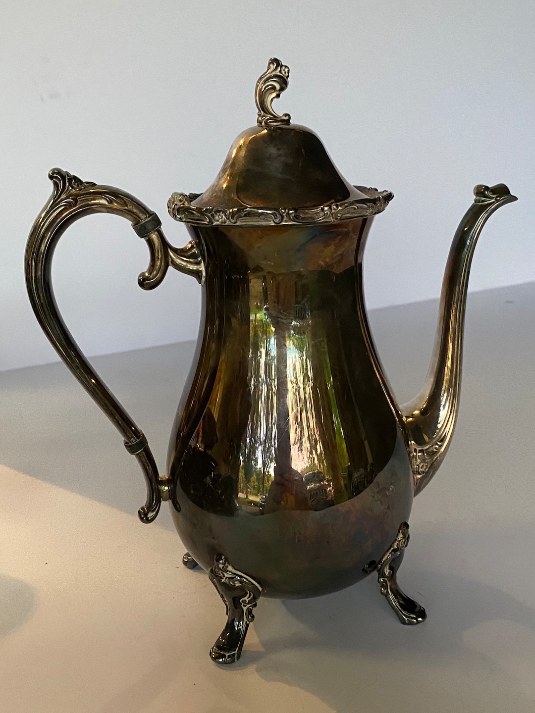 Vintage Silver Coffee Pot 1847 Roger Bros "reflection" Silver Plated ...